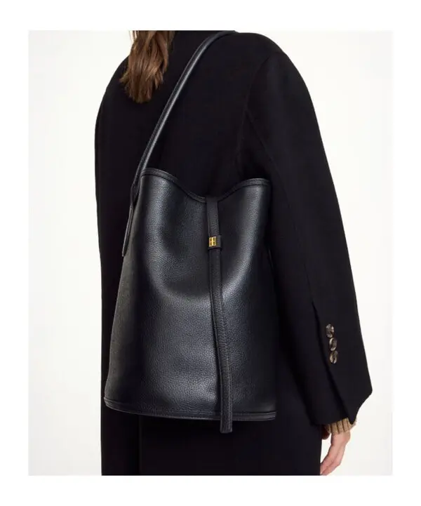 BY MALENE BIRGER Leather Bucket Bag