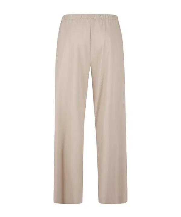 Max Mara S" Argenta Cropped Drawstring Pants - Beige