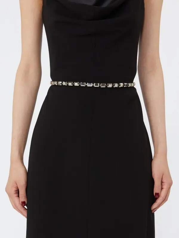 Max Mara Metal Buckle Belt - Black