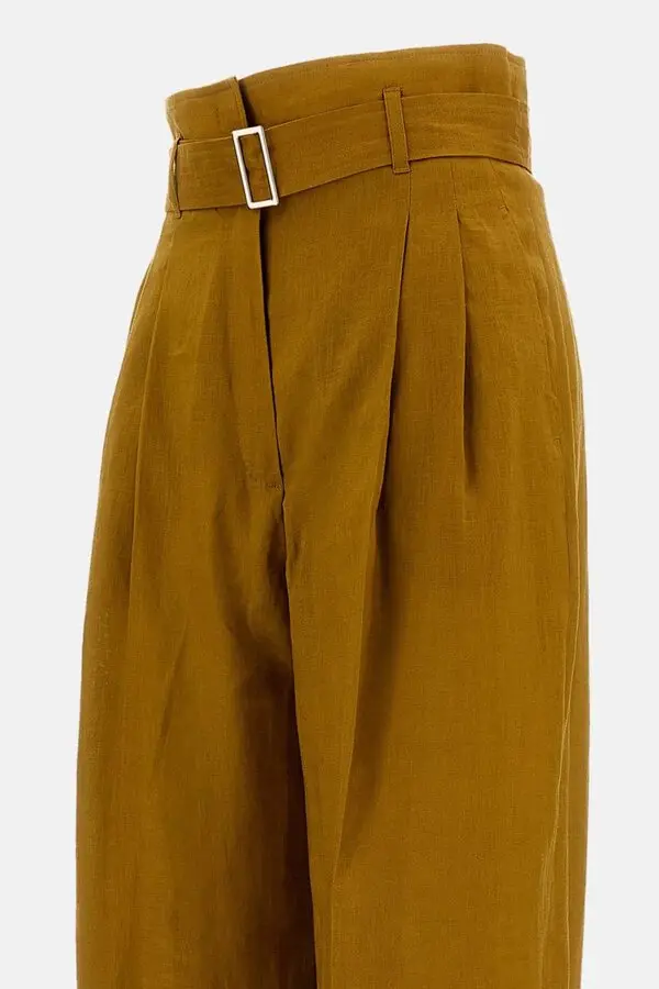 Max Mara High-waisted Wide-leg Trousers - Brown