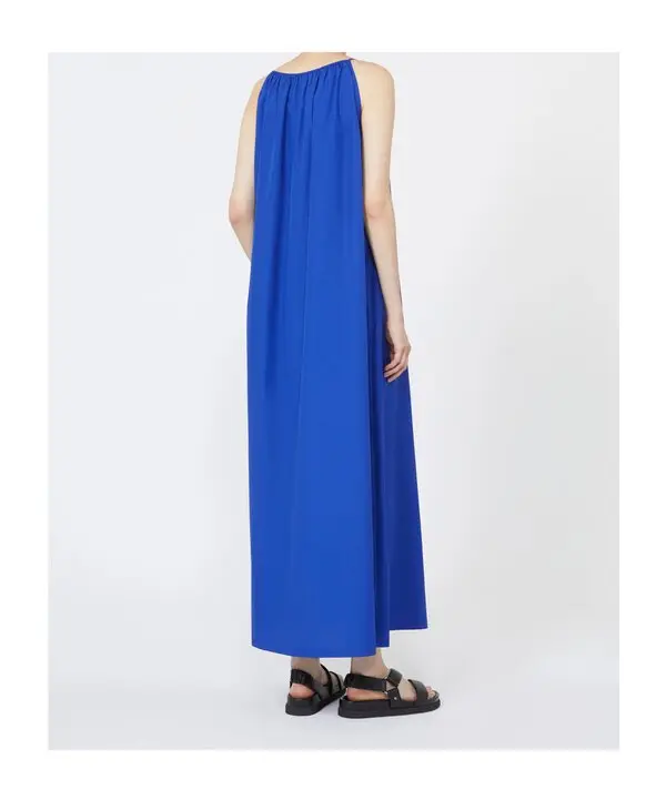 Max Mara Zuppa Halterneck Maxi Dress - Navy Blue