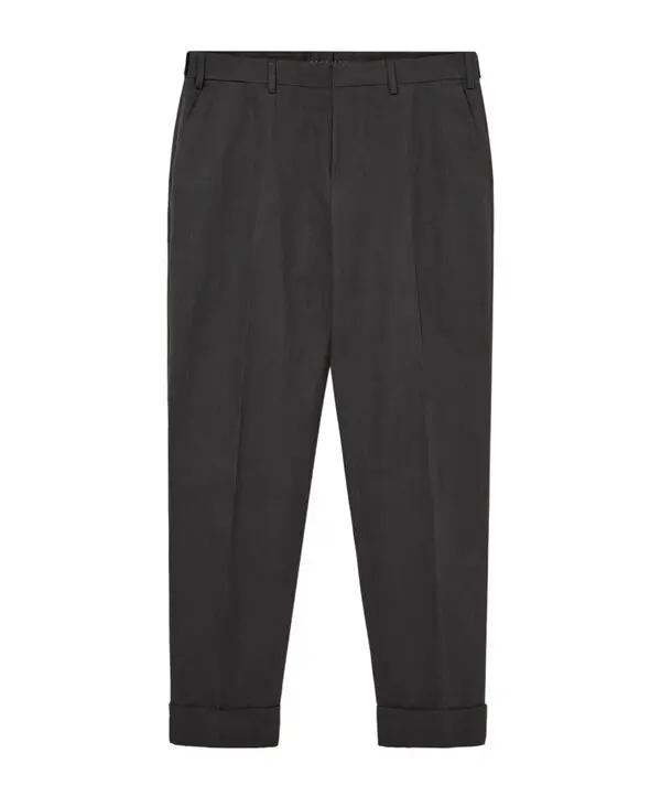 Dries Van Noten Tailored Pleated Trousers - Black