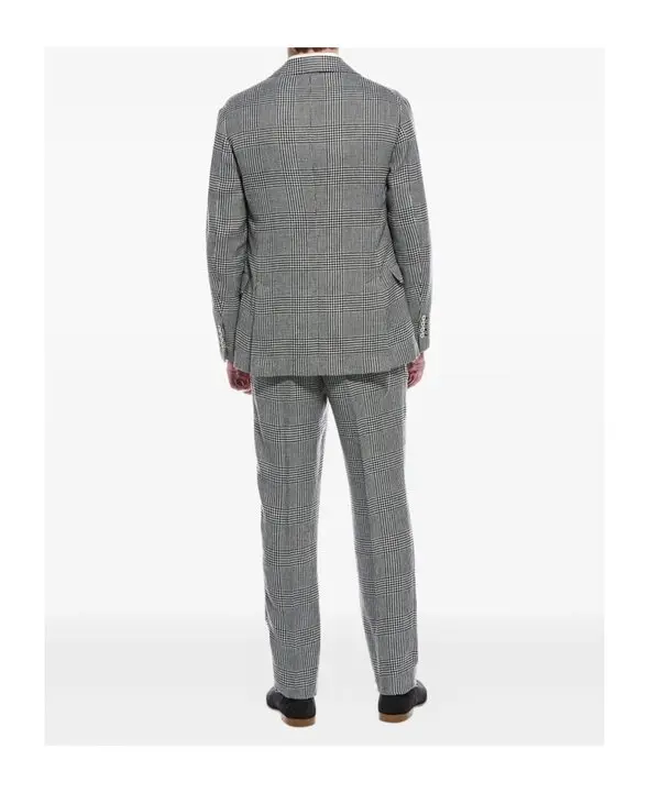 Brunello Cucinelli Plaid Single-breasted Suit