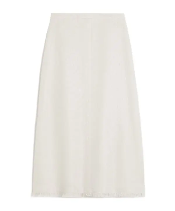 Max Mara A-line Skirt With Raw Edge Detail