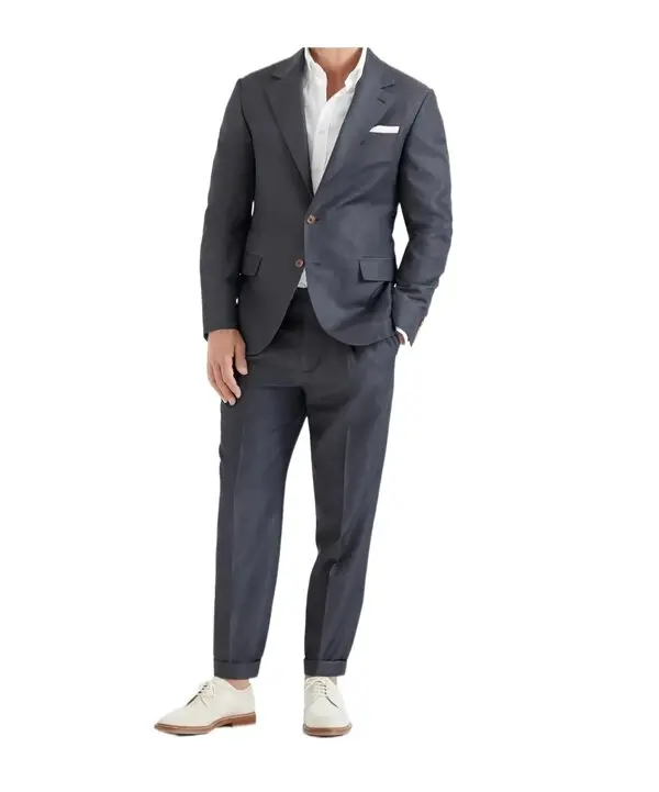 Brunello Cucinelli Two-button Linen Suit