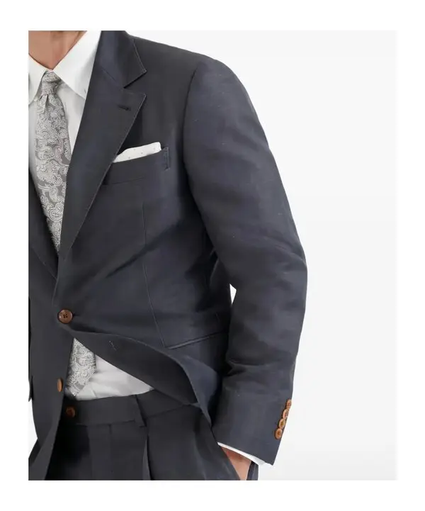 Brunello Cucinelli Two-button Linen Suit