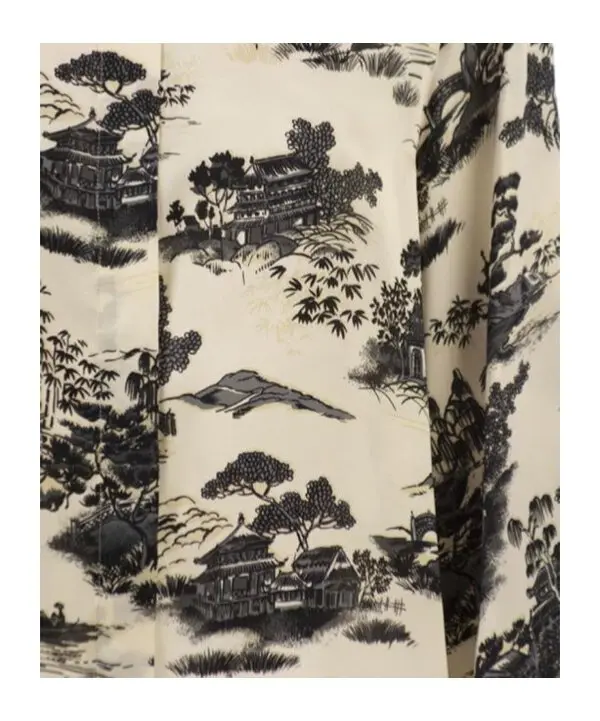Max Mara Msevetro" Toile Print Silk Shirt
