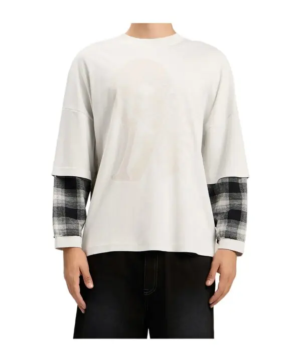 Palm Angels Skull Double Layer T-shirt