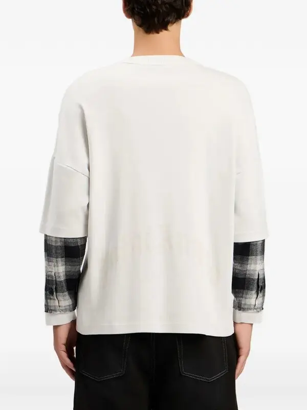 Palm Angels Skull Double Layer T-shirt