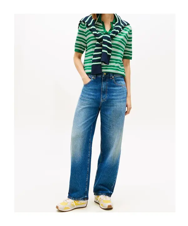 Tommy Hilfiger Short Sleeve Polo Shirt With Ribbed Details