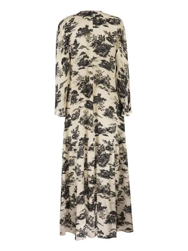 Max Mara Printed Maxi Dress