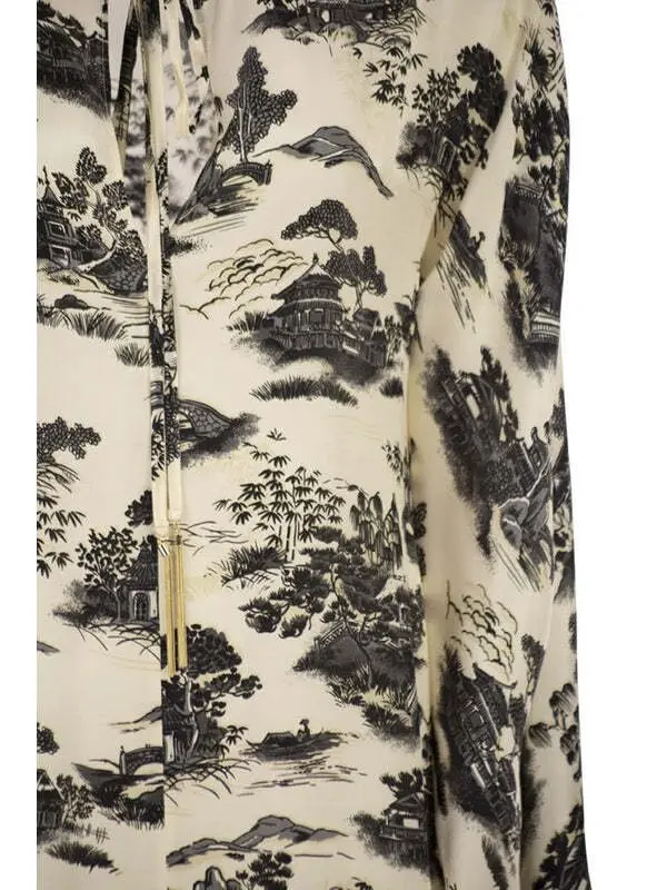 Max Mara Printed Maxi Dress