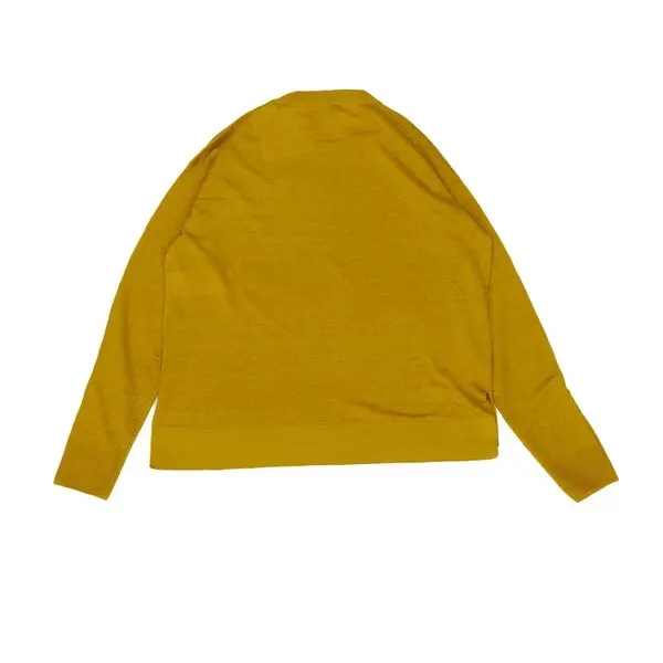Max Mara Fiorire Crewneck Long-sleeved Jumper - Yellow
