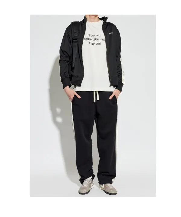 Palm Angels Wide Leg Sweatpants