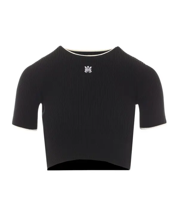 Amiri Cropped Crewneck T-shirt
