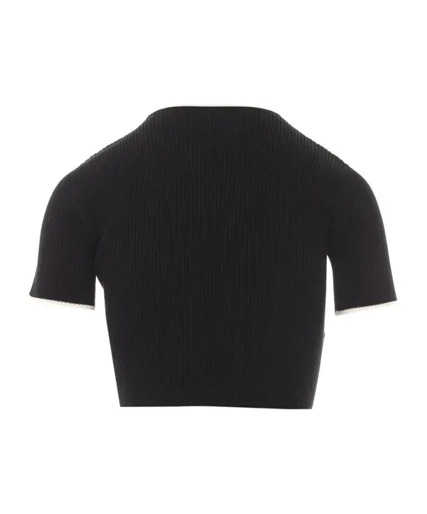 Amiri Cropped Crewneck T-shirt