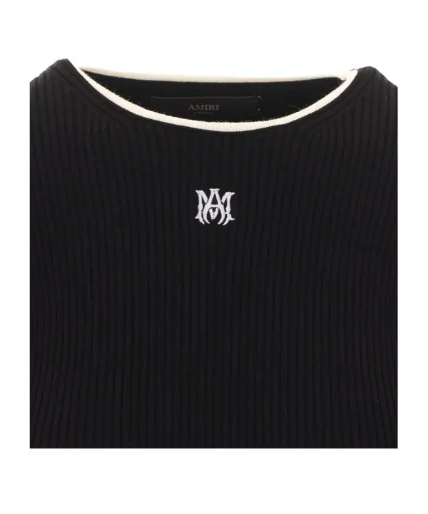 Amiri Cropped Crewneck T-shirt
