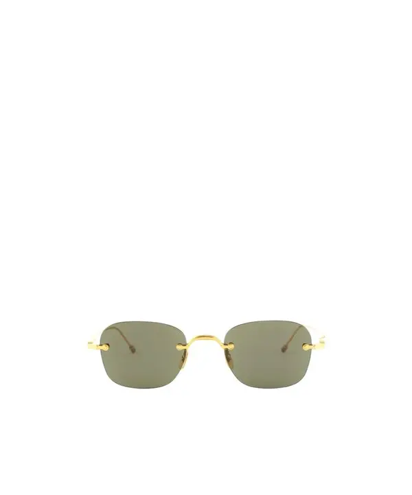 Thom Browne Rimless Rectangular Sunglasses - Gold