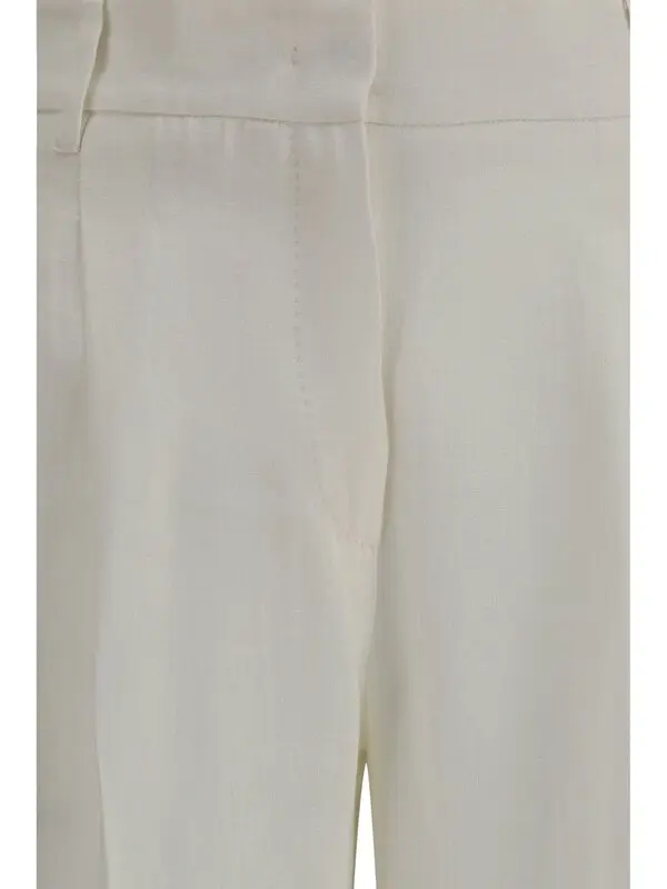Max Mara Linen Trousers - Gray