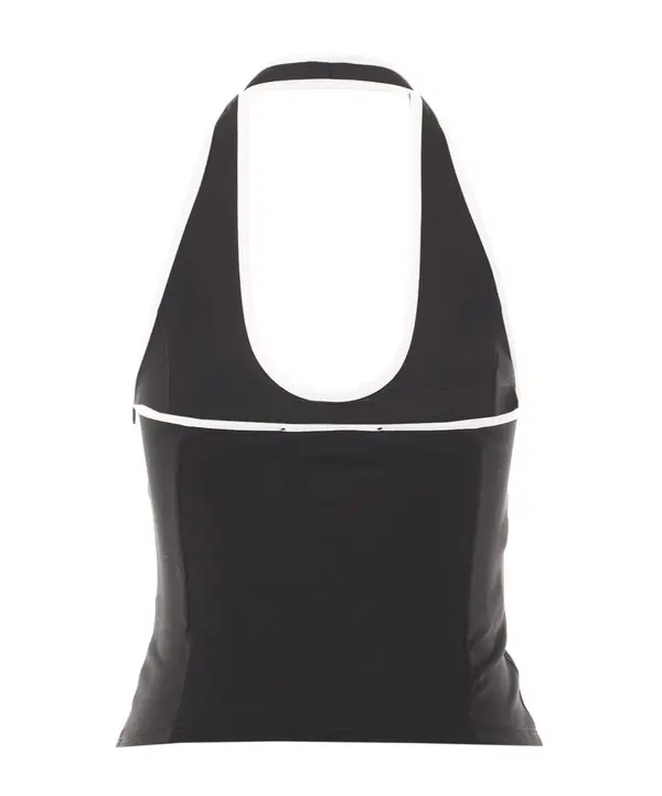 Amiri Sleeveless Vest With Zipper Closure And Logo