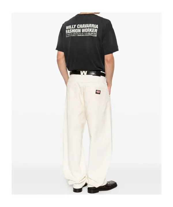 WILLY CHAVARRIA Fashion Worker Pocket T-shirt
