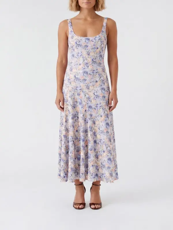Ulla Johnson Yasna Floral-print Sleeveless Maxi Dress - White