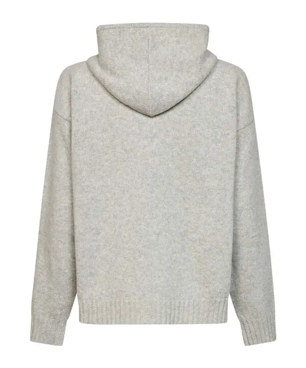 MAISON MARGIELA Embroidered Logo Knitted Hoodie