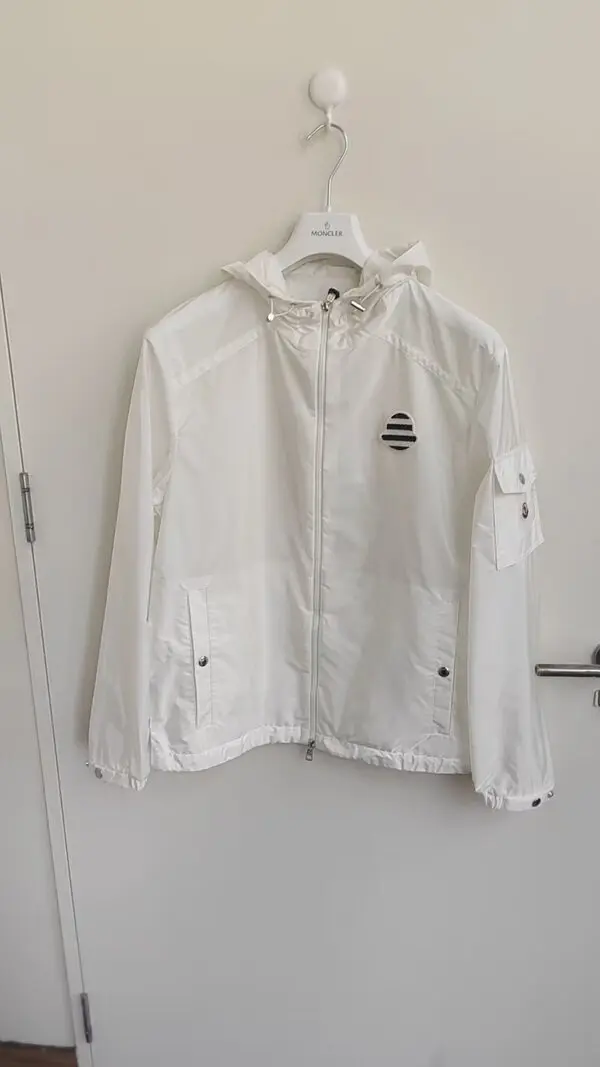Moncler Hooded Long Sleeve Zip Up Jacket