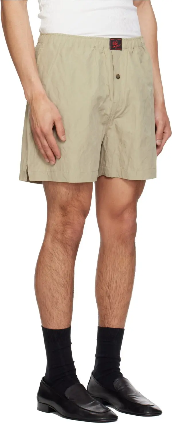 WILLY CHAVARRIA Elastic Waist Boxer Shorts With Logo Patch