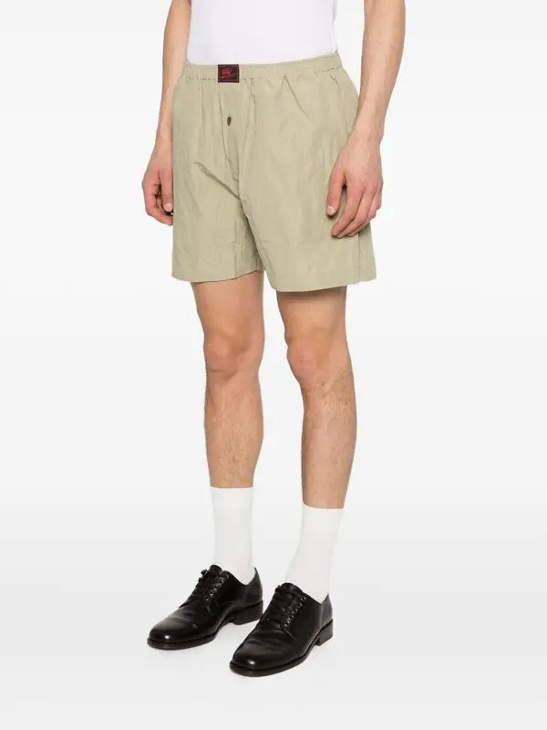 WILLY CHAVARRIA Elastic Waist Boxer Shorts With Logo Patch