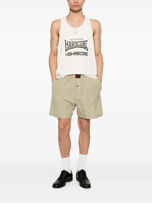 WILLY CHAVARRIA Elastic Waist Boxer Shorts With Logo Patch