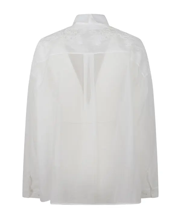 Ermanno Scervino Embroidered Lace Button-up Shirt