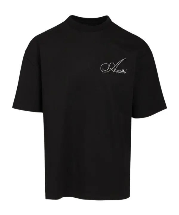 Amiri Embellished Script Oversized T-shirt