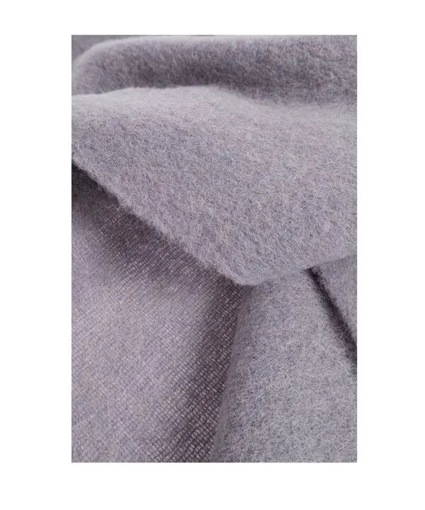 Marni Logo Patch Fringed-edge Scarf