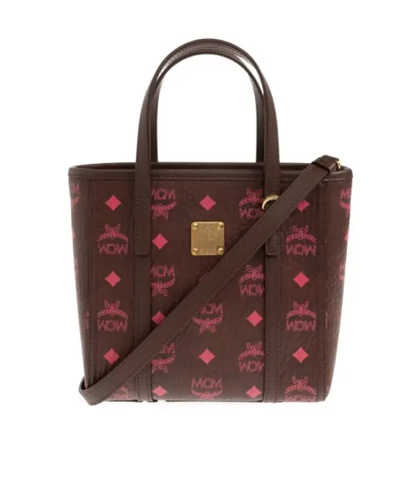 Mcm Toni Double Handle Shoulder Bag - Red
