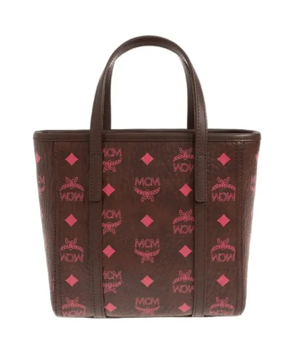 Mcm Toni Double Handle Shoulder Bag - Red