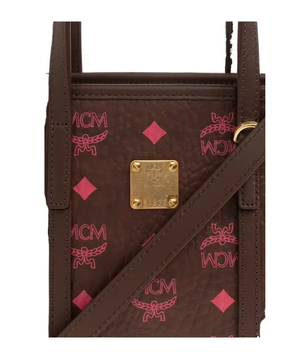 Mcm Toni Double Handle Shoulder Bag - Red