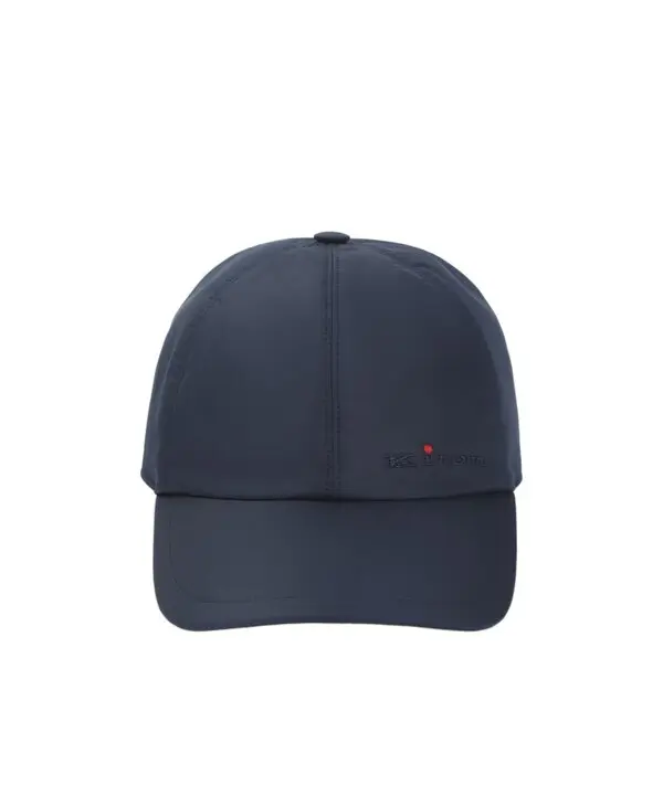 Kiton Embroidered Logo Baseball Cap - Blu Navy