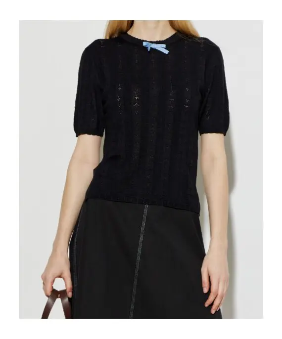 Marni Bow Embellished Knitted Jumper