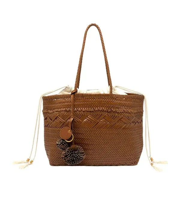 GIANNI CHIARINI Paloma Woven Shoulder Bag