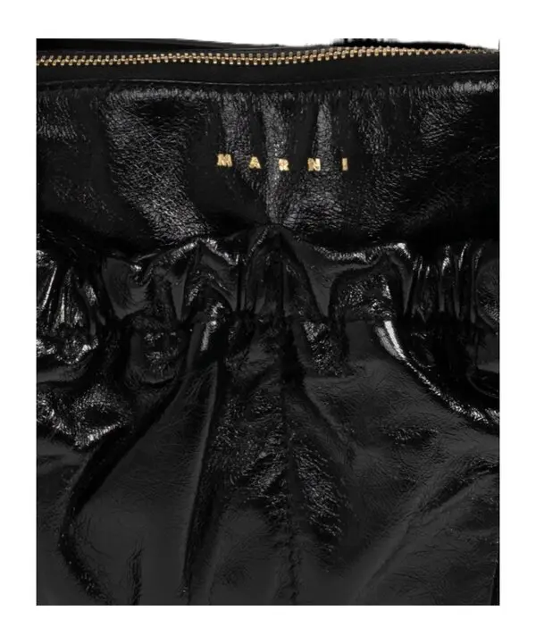 Marni Logo Printed Shoulder Bag