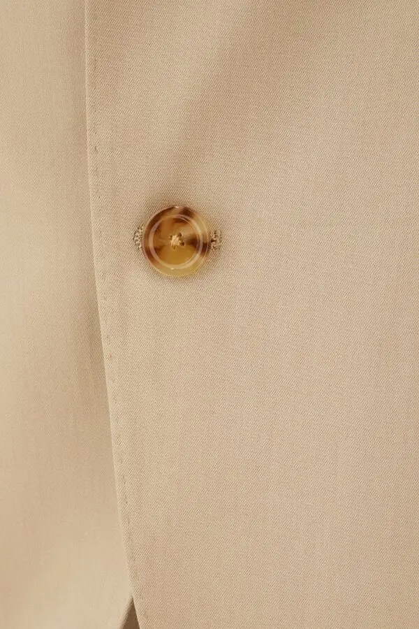 LARDINI Single-breasted Peaked-lapel Suit - Nude