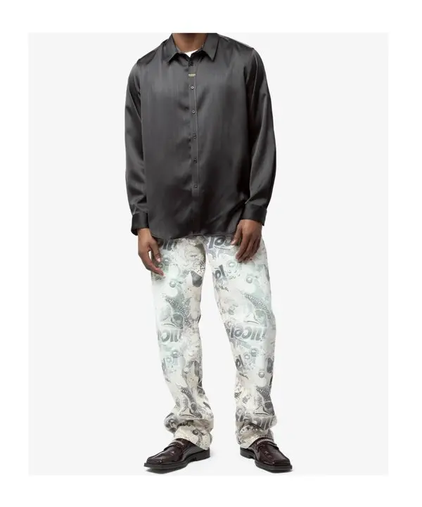 Martine Rose Button-up Pinstriped Shirt