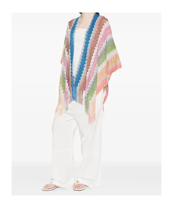 Missoni Chevron Fringed Jacket