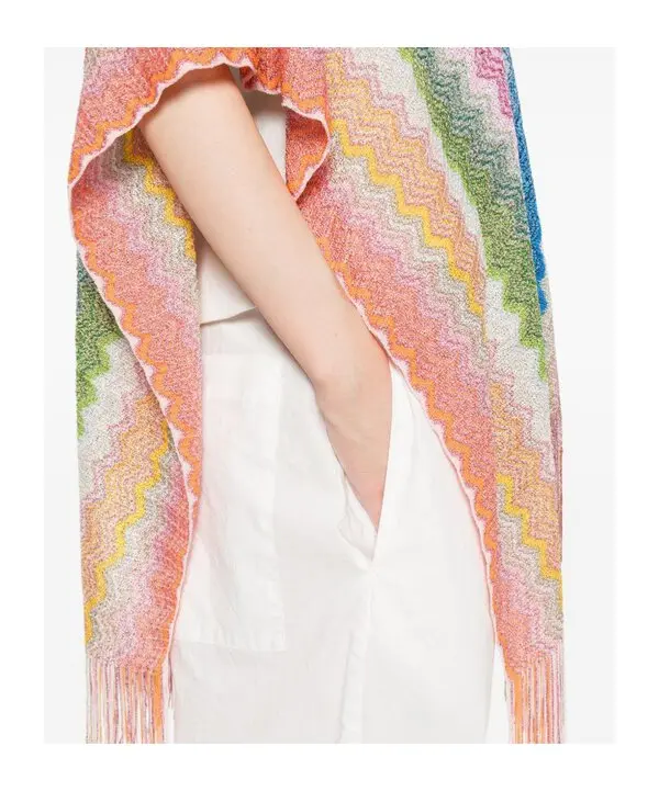 Missoni Chevron Fringed Jacket