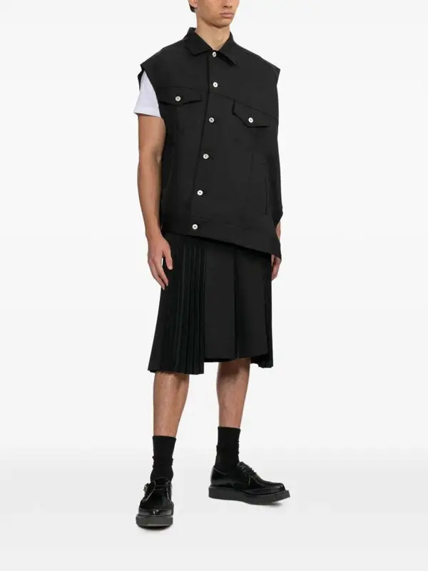 Comme Des Garçons Asymmetrical Sleeveless Vest