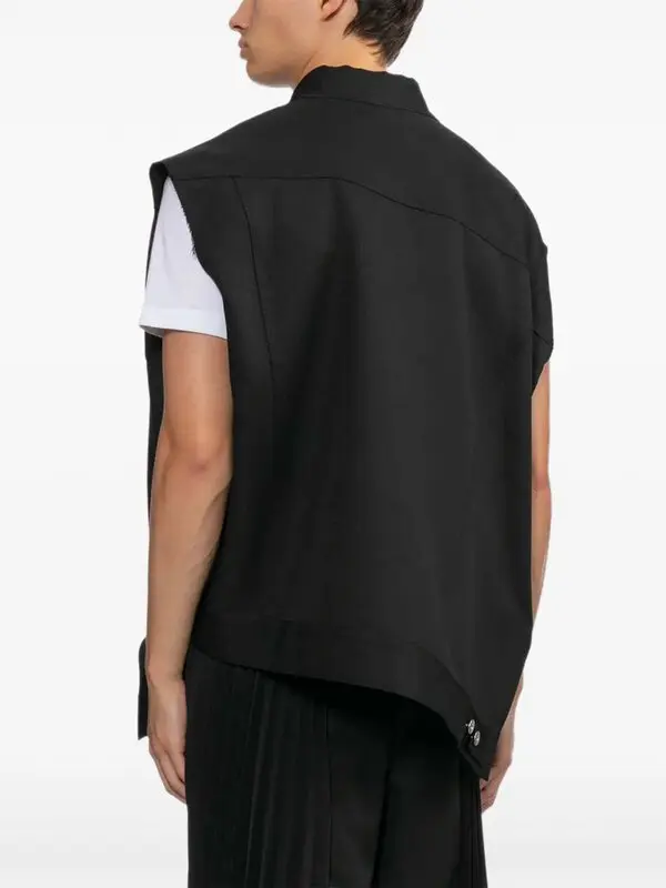 Comme Des Garçons Asymmetrical Sleeveless Vest
