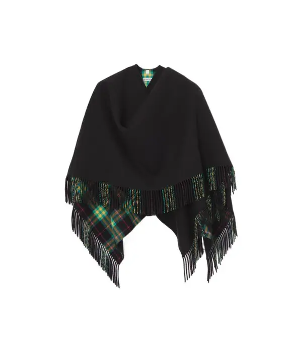 Burberry Wool Blanket Cape