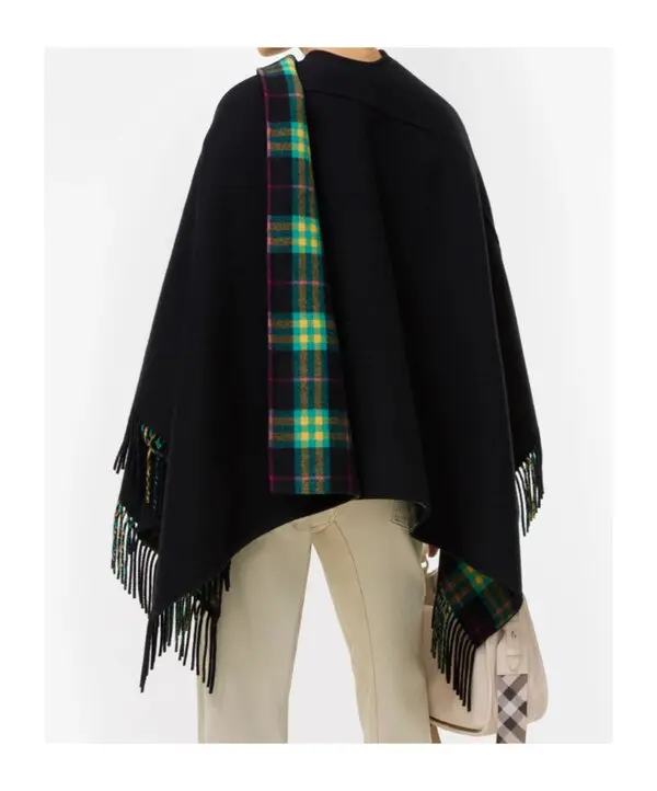 Burberry Wool Blanket Cape