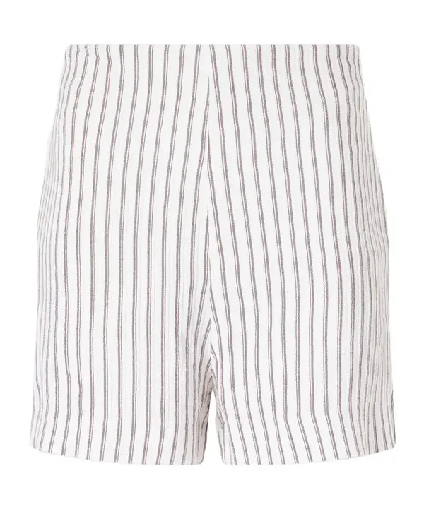 Tove Striped Linen Shorts